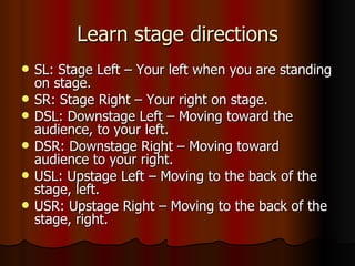 Acting tips 101 | PPT