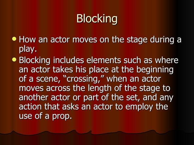 Acting tips 101 | PPT | Theater | Fine Art