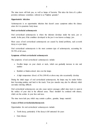 Actinomycosis | DOCX
