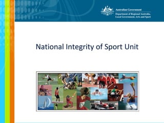 ACT integrity in sport workshop presentation | PPT