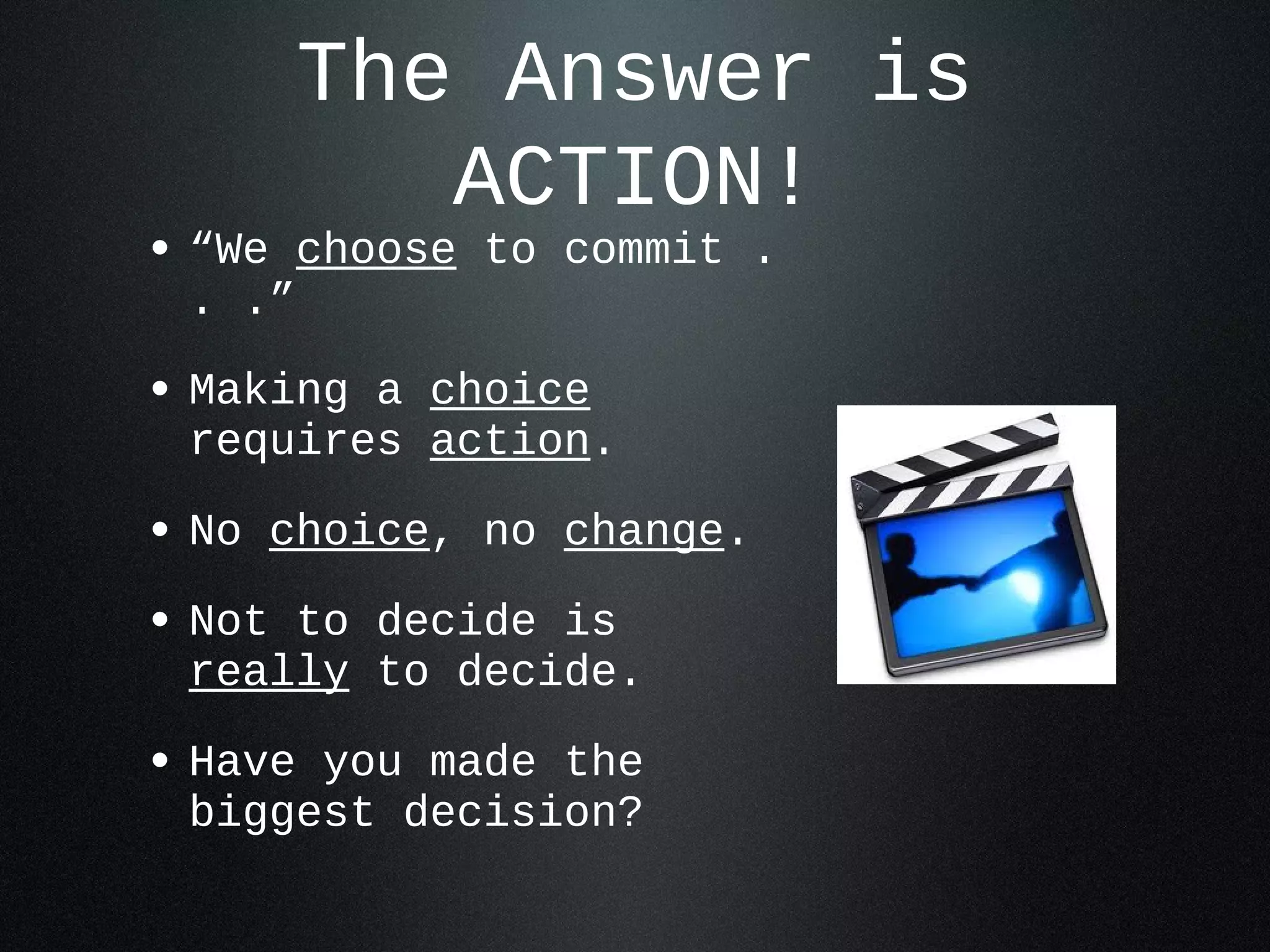 Celebrate Recovery Lesson 6 Action | PPT
