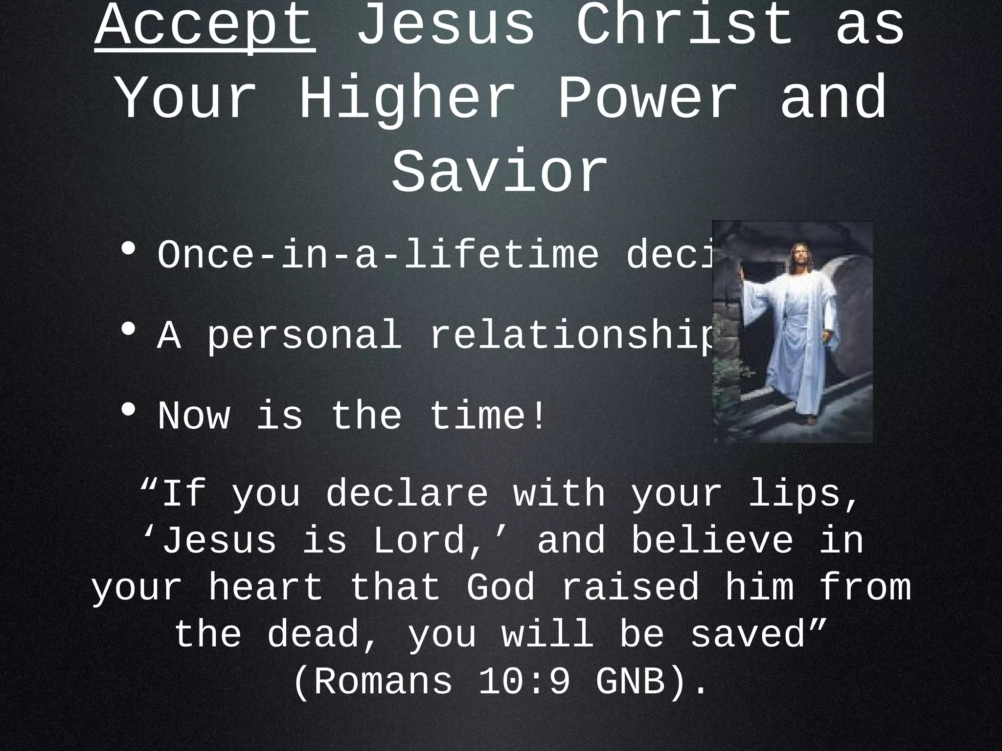 Celebrate Recovery Lesson 6 Action | PPT