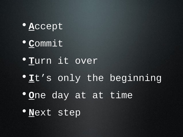 Celebrate Recovery Lesson 6 Action | PPT