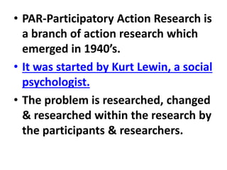 ACTION RESEARCH | PPT