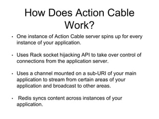 Real-Time Rails: Implementing WebSockets in Rails 5 with Action Cable | PPT