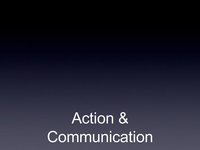 Action Communication | PPT