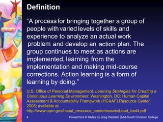 Action Learning: A Conceptual Introduction | PDF
