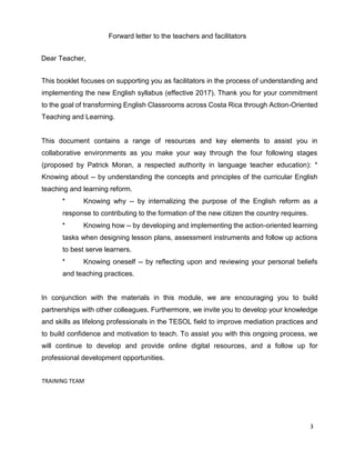 Action Oriented Teaching and Learning Guide (Englishpost.org) | PDF