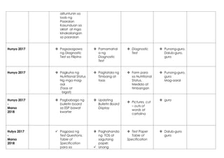 Action plan-filipino | PDF