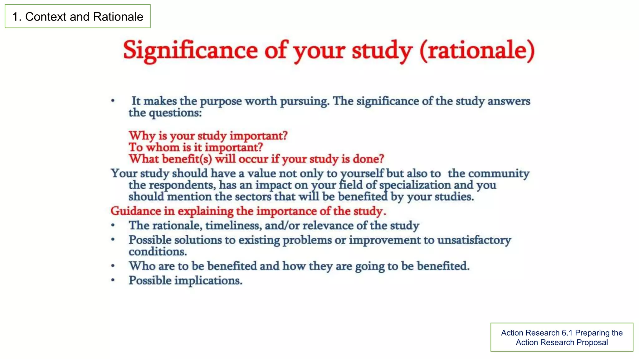 Action-Research-Preparing-the-Action-Research-Proposal-lesson 4 ...