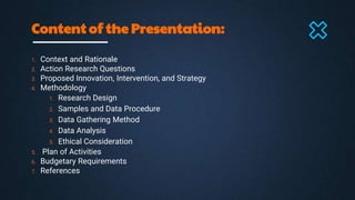 Action-Research-Proposal-Presentation.pptx | Chemistry | Science
