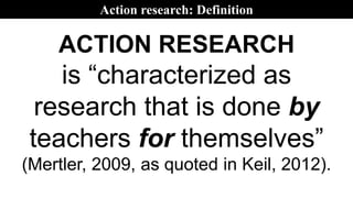 Brief explanation of action-research file | PDF