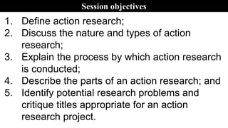 Brief explanation of action-research file | PPT