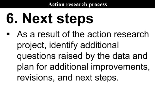 Brief explanation of action-research file | PPT
