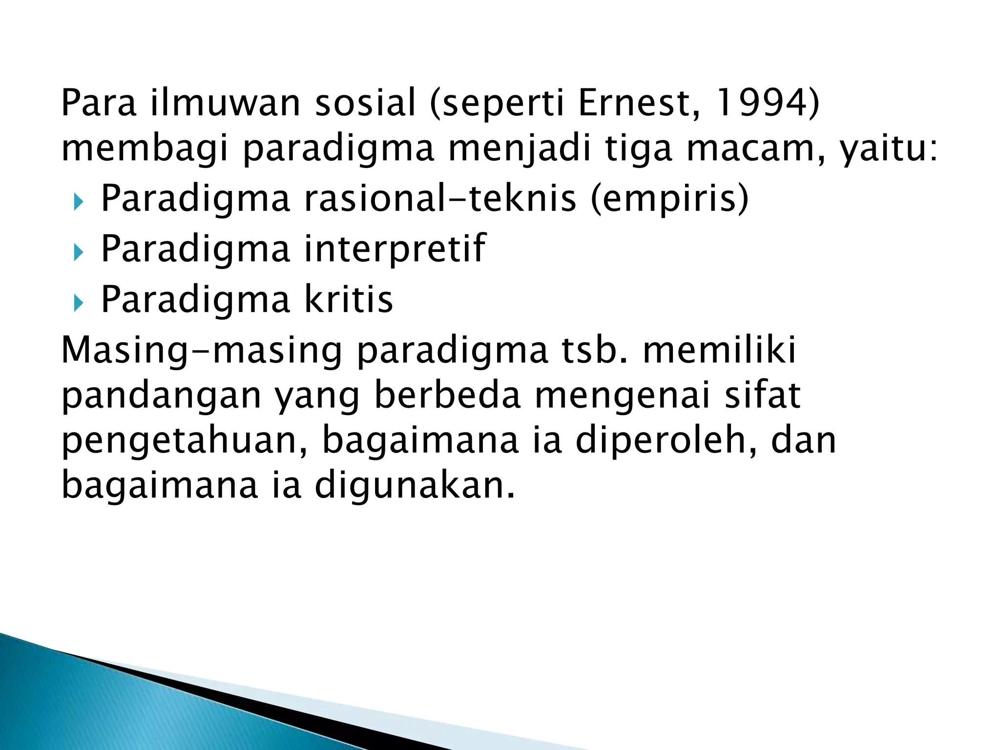 RISET AKSI: SEJARAH, PERKEMBANGAN, DAN POSISINYA DALAM PARADIGMA PENELITIAN | PPTX