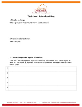 Action Road Map Planning Tool | PDF
