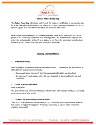 Action Road Map Planning Tool | PDF