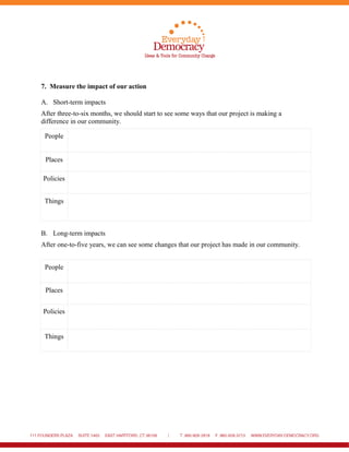 Action Road Map Planning Tool | PDF