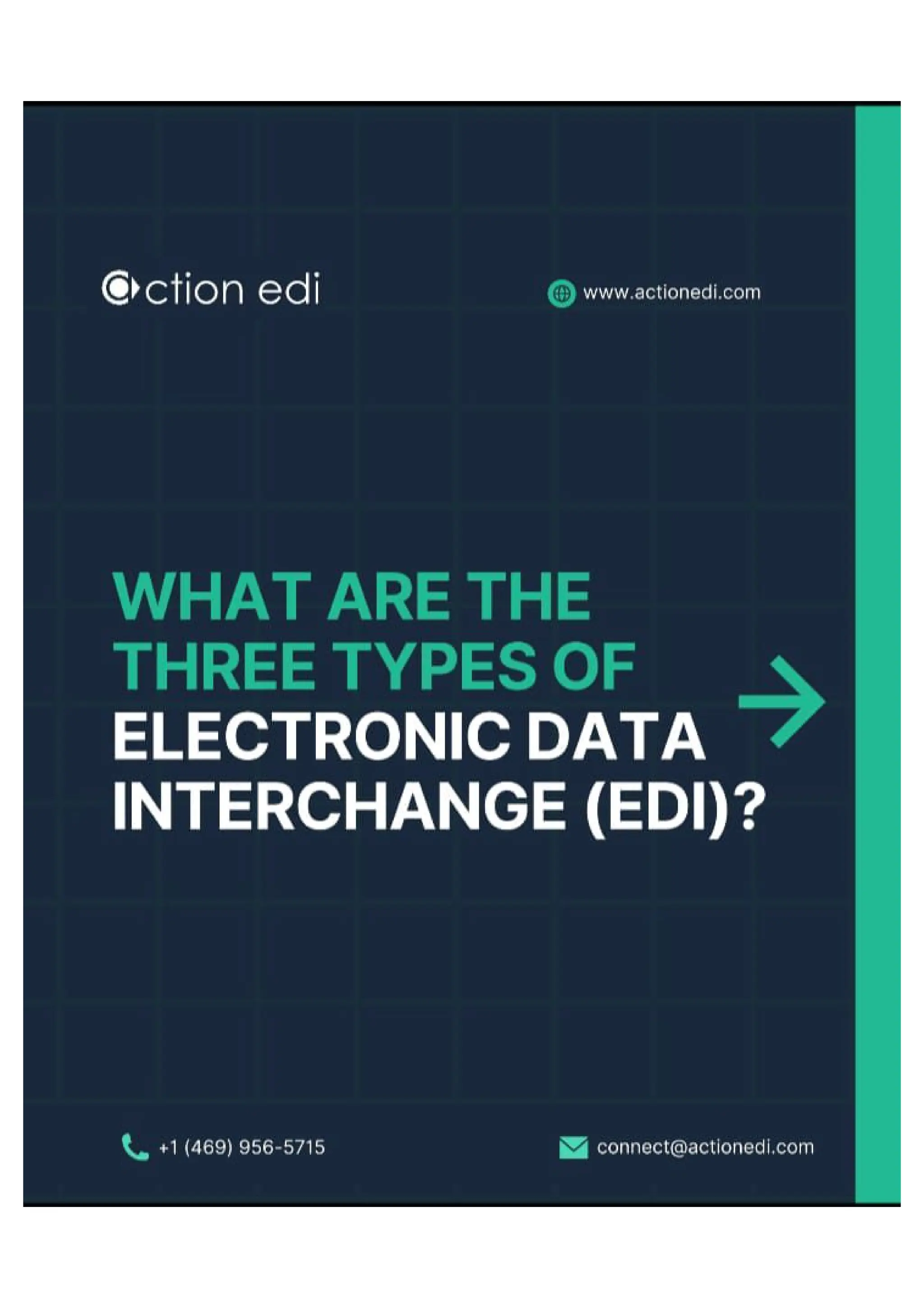What are the three types of EDI? Action1 | PDF