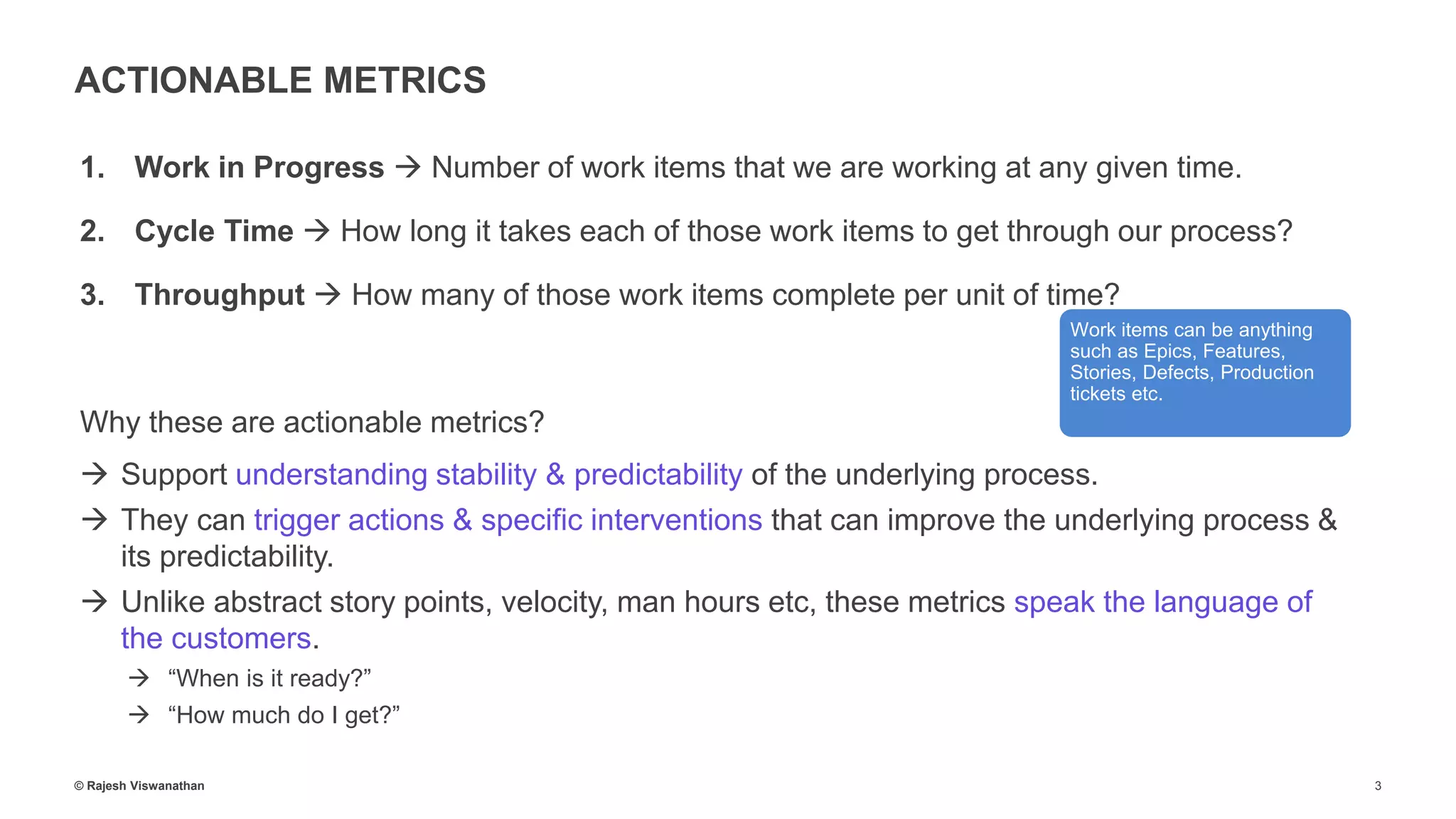Actionable Agile Metrics | PPT