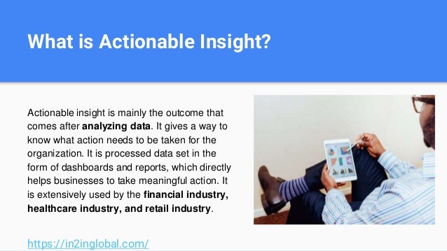 Actionable insight | PPTX