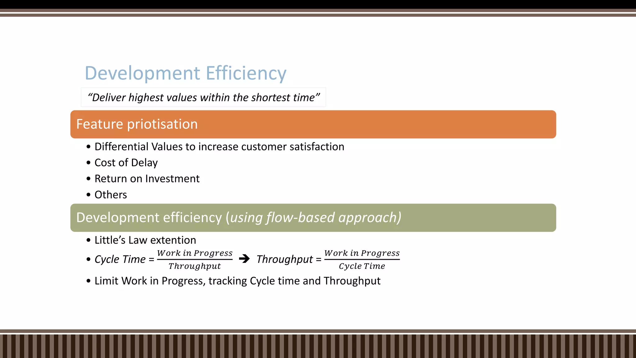 Actionable metrics in lean product development | PPT