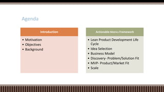 Actionable metrics in lean product development | PPT