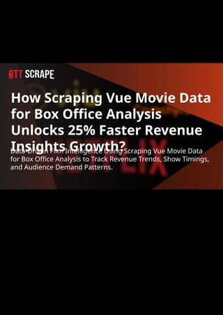Actionable Scraping Vue Movie Data for Box Office Analysis.pptx