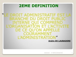 ACTION ADMINISTRATIVE 2.ppt | Legal Services Industry | Industries