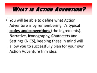 Action adventure revision pt1 | PDF
