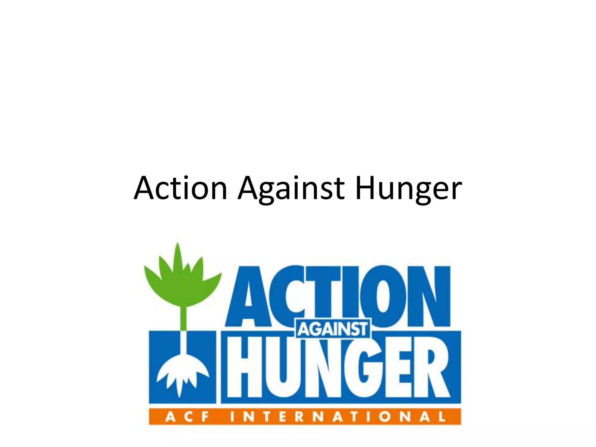 Action against hunger | PPT