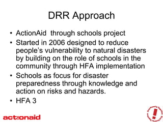 Action aid and climate change regional workshop | PDF