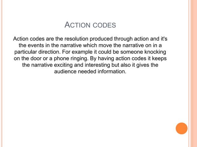 Action and Enigma codes | PPT