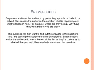 Action and Enigma codes | PPT