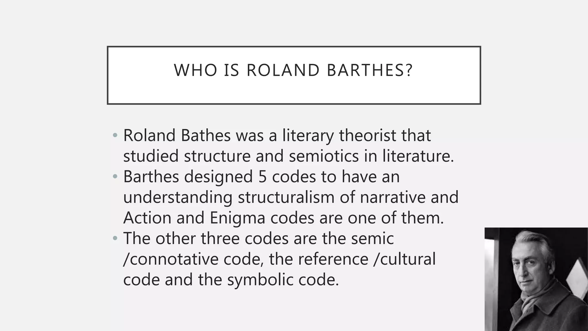 Action and enigma codes | PPT