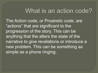 Action and Enigma codes – Roland Barthes | PPTX