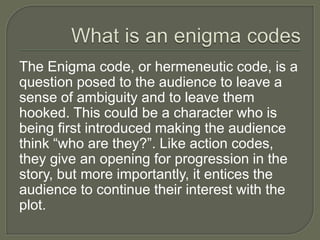 Action and Enigma codes – Roland Barthes | PPTX