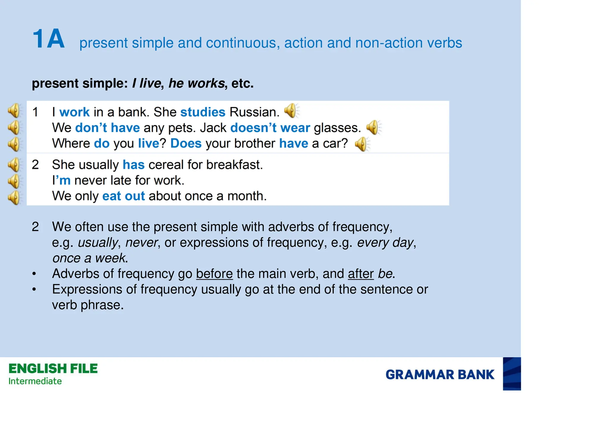 Action and non Action verbs Present-Simple and continuous.pdf