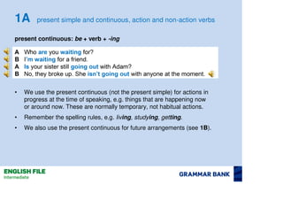 Action and non Action verbs Present-Simple and continuous.pdf