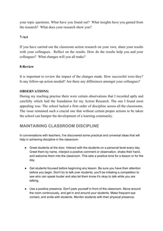 Action research | PDF