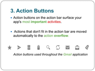 Action bar & ActionBarSherlock | PPTX