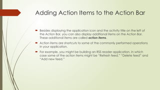 actionbar in android development course.pptx