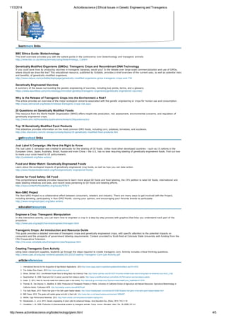 Ethical issues in genetic engineering and transgenics | PDF