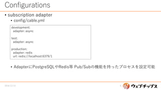 ウェブチップス勉強会 Action cable | PPT