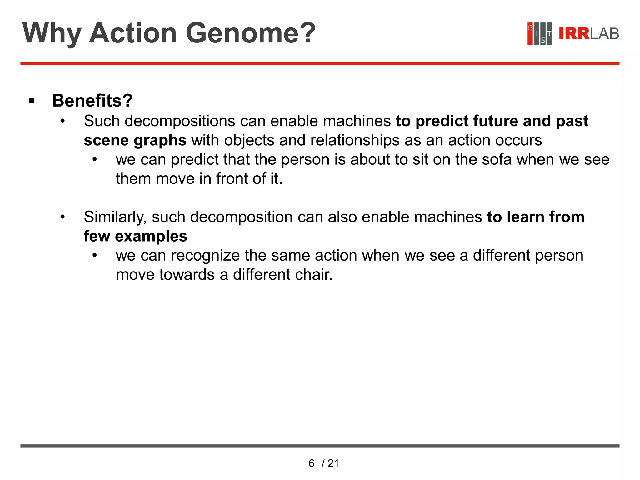 Action Genome Action As Composition Of Spatio Temporal Scene Graphs Ppt