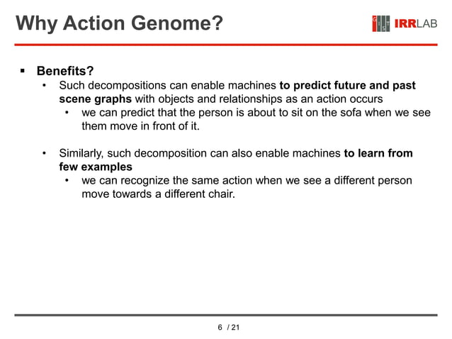 Action Genome Action As Composition Of Spatio Temporal Scene Graphs Ppt