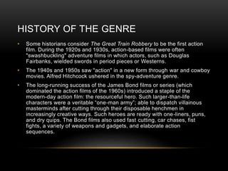 Action genre analysis | PPTX
