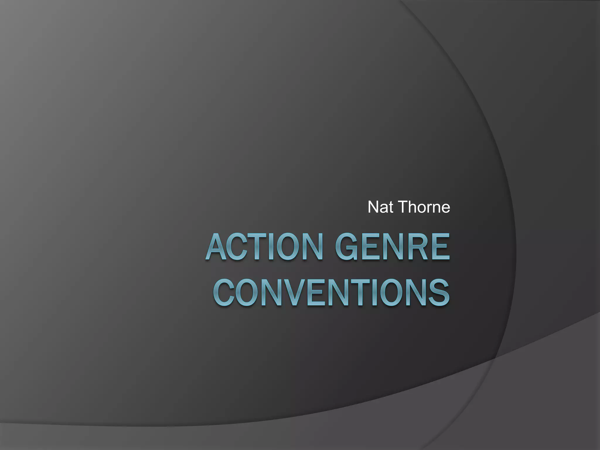 Action Genre Conventions | PPTX