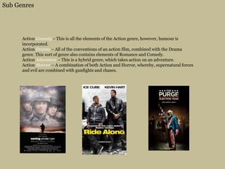 Action genre conventions | PPTX