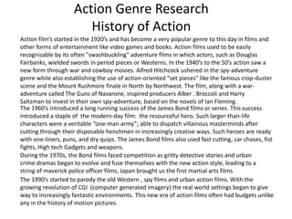 Action genre research | PPT